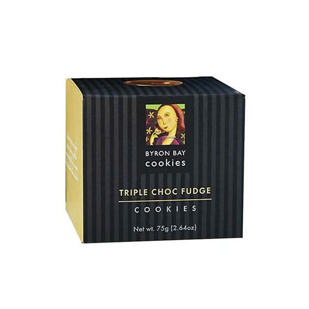 Byron Bay Triple Choc Cookie Bites Gift Box 75g | The Tasty Harlequin