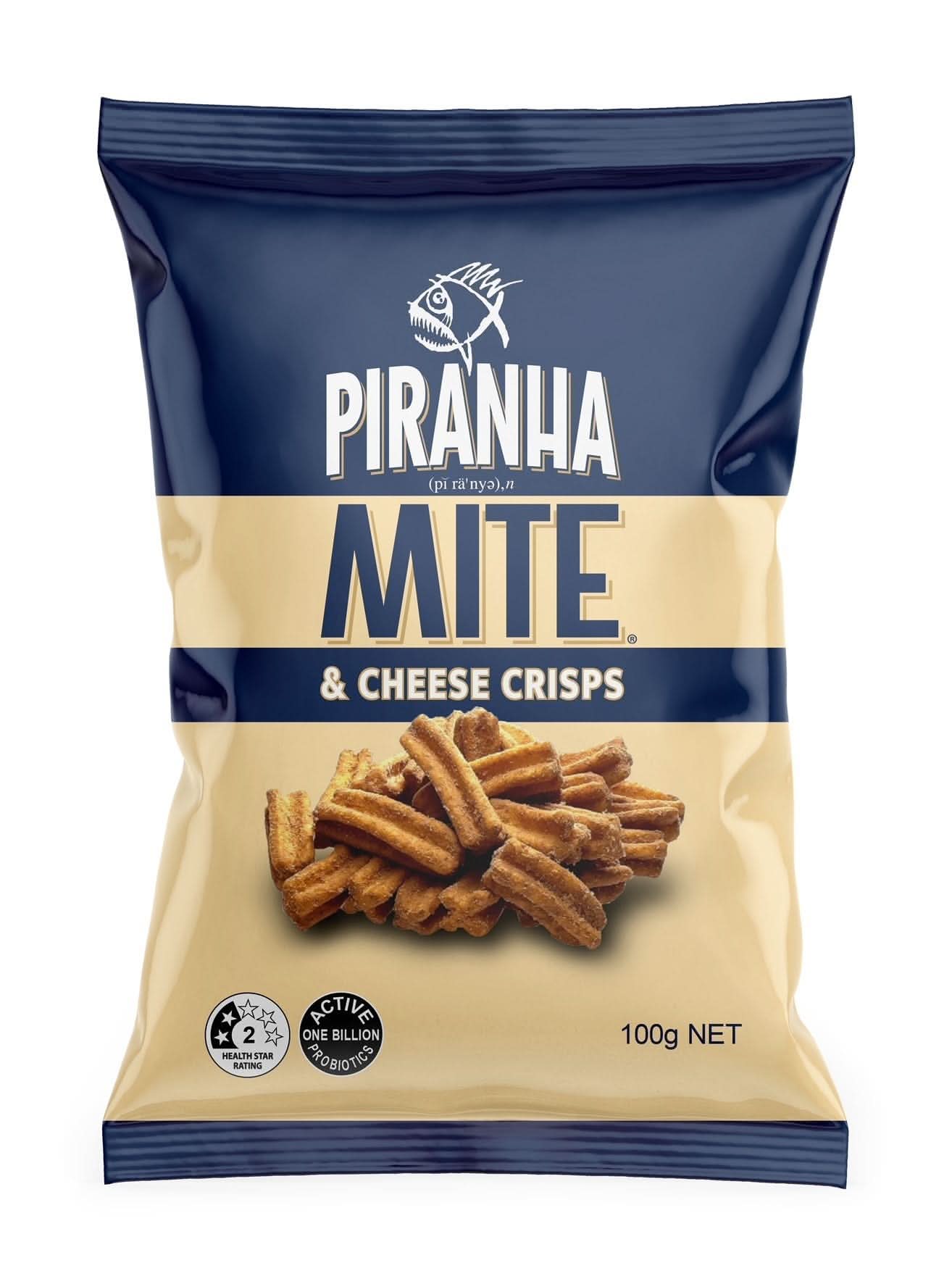 Piranha Mite & Cheese Soy Crisps 100g | Gift Baskets | The Tasty Harlequin